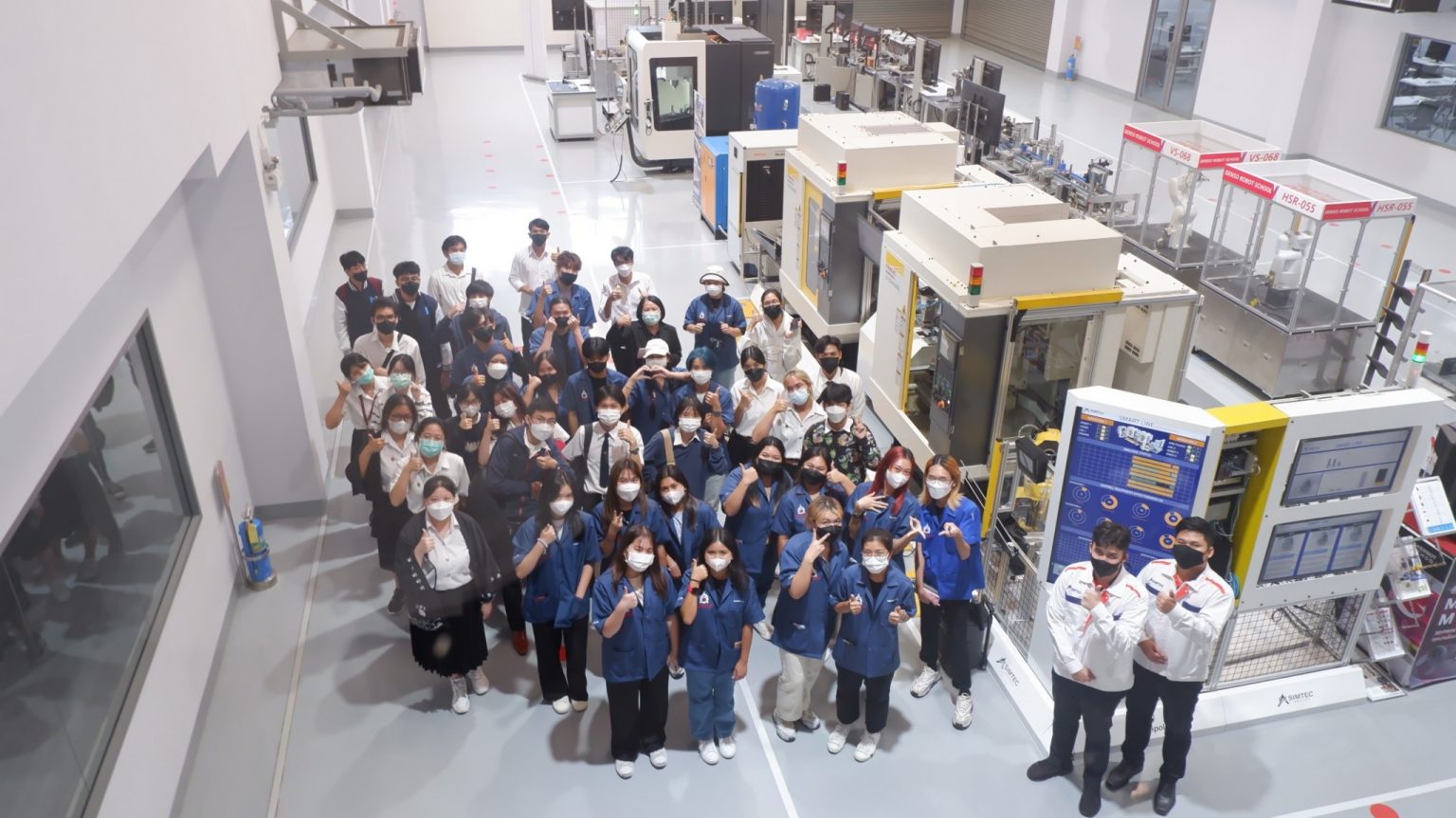 คณะอาจารย์และนักศึกษา คณะบริหารธุรกิจ สถาบันเทคโนโลยีไทย-ญี่ปุ่นเข้าศึกษาดูงาน SIMTEC Learning ...