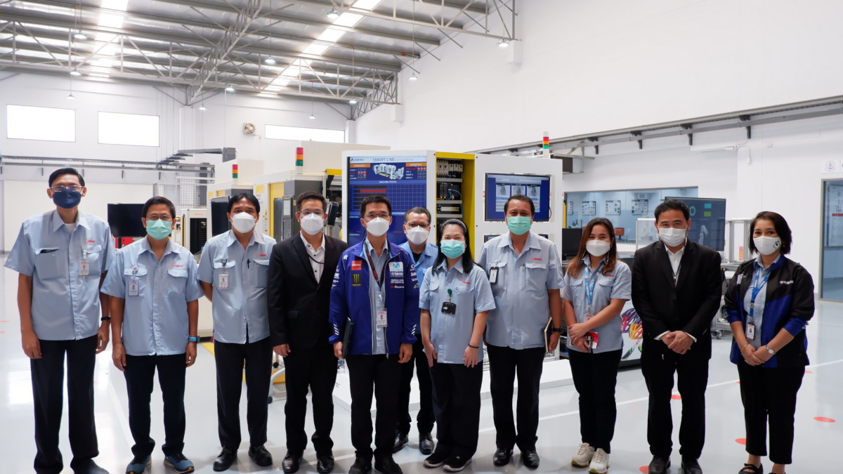 บริษัท ไทยยามาฮ่ามอเตอร์ จำกัด พร้อมคณะ เข้าเยี่ยมชม Learning Factory SIMTEC - SIMTEC สถาบัน ...